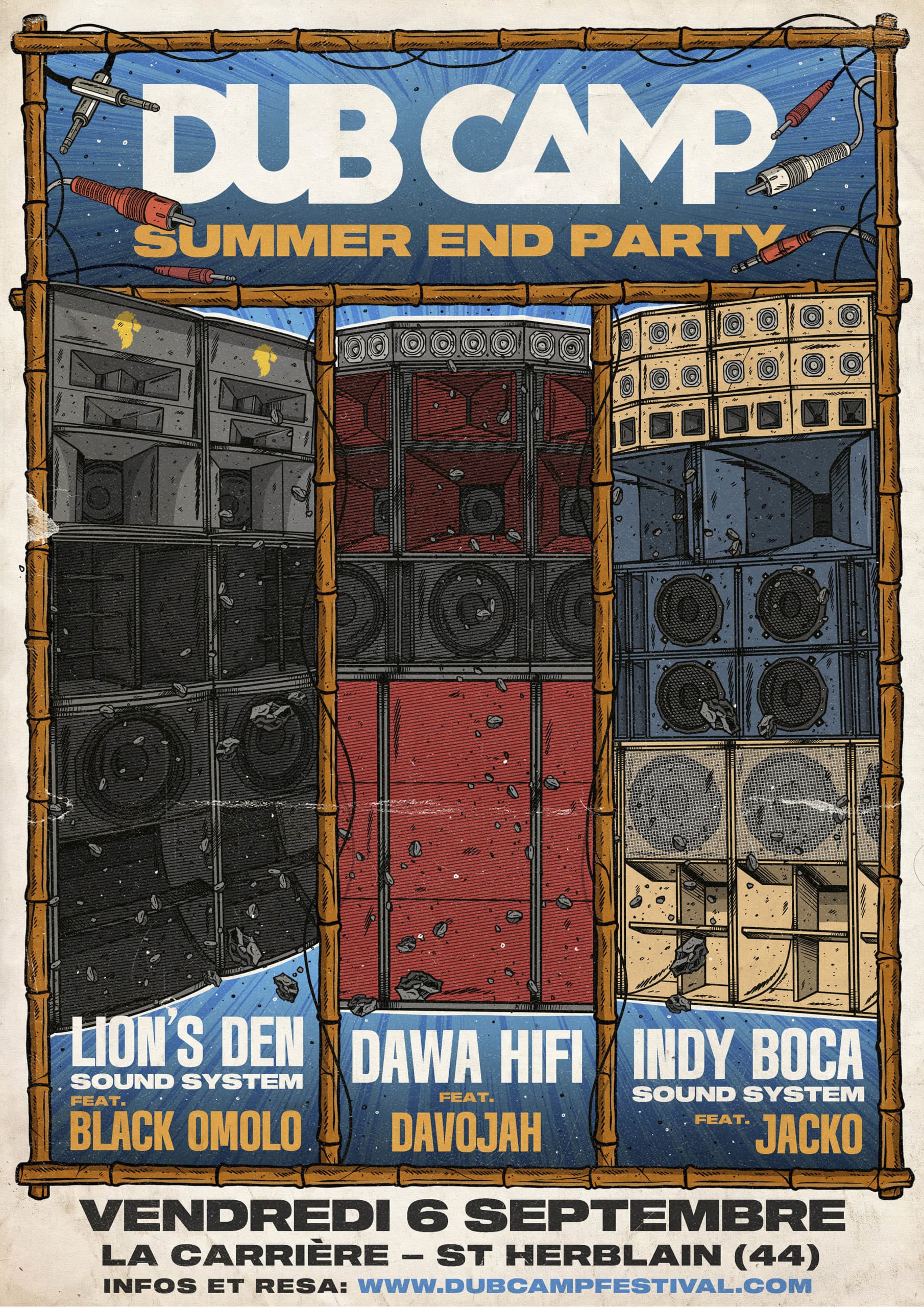 DUB CAMP SUMMER END PARTY - MEETING 3 SOUND SYSTEMS - Dub Camp Festival